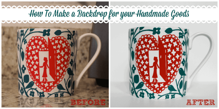 How To Make a Backdrop for Your Handmade Goods - Made Urban