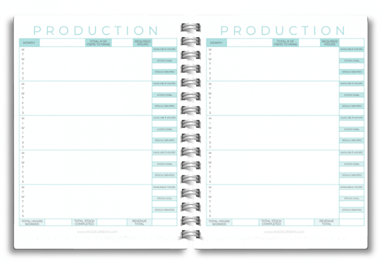 How to Plan Inventory & Create a Production Schedule - Made Urban