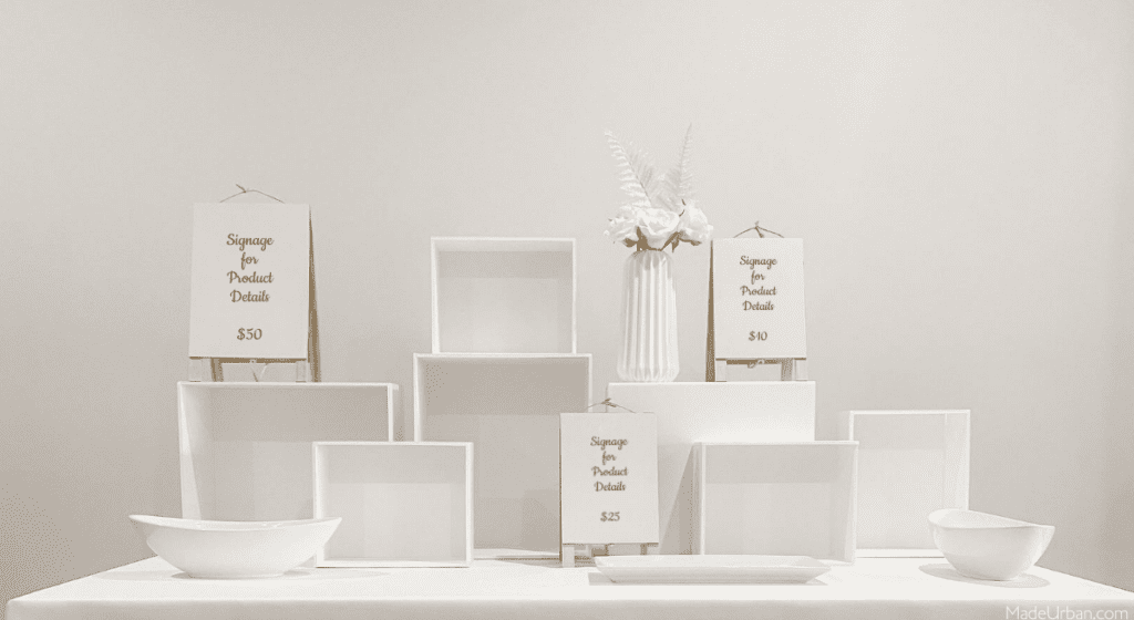3 Quick & Easy Craft Show Display Tricks to Stand Out - Made Urban