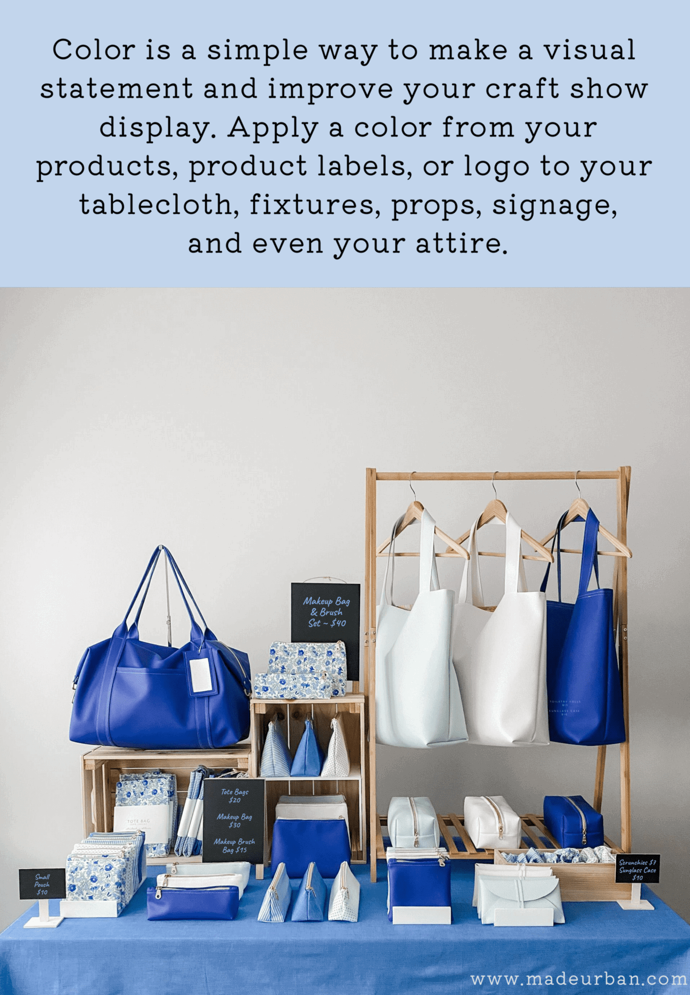 3 Quick & Easy Craft Show Display Tricks to Stand Out - Made Urban