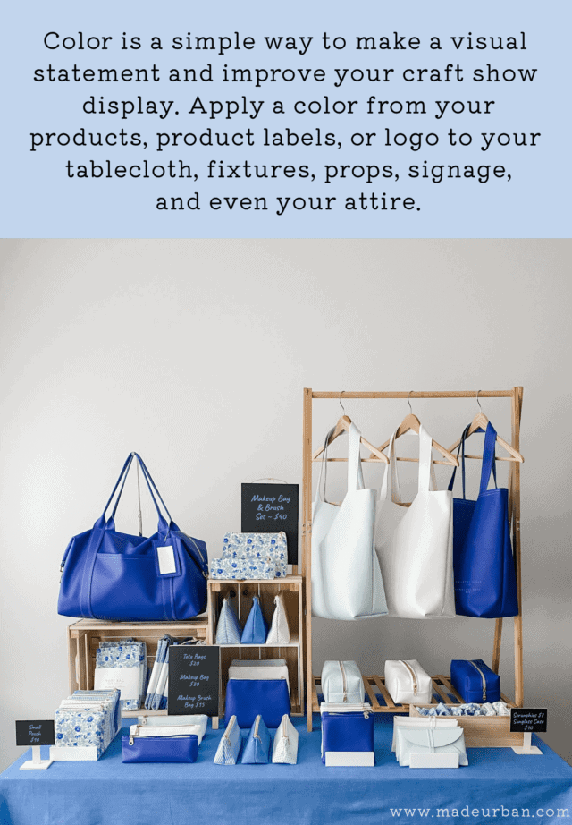 3 Quick & Easy Craft Show Display Tricks to Stand Out - Made Urban