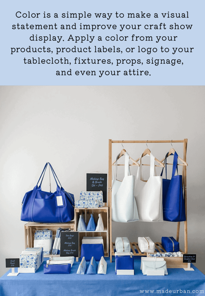 3 Quick & Easy Craft Show Display Tricks to Stand Out - Made Urban