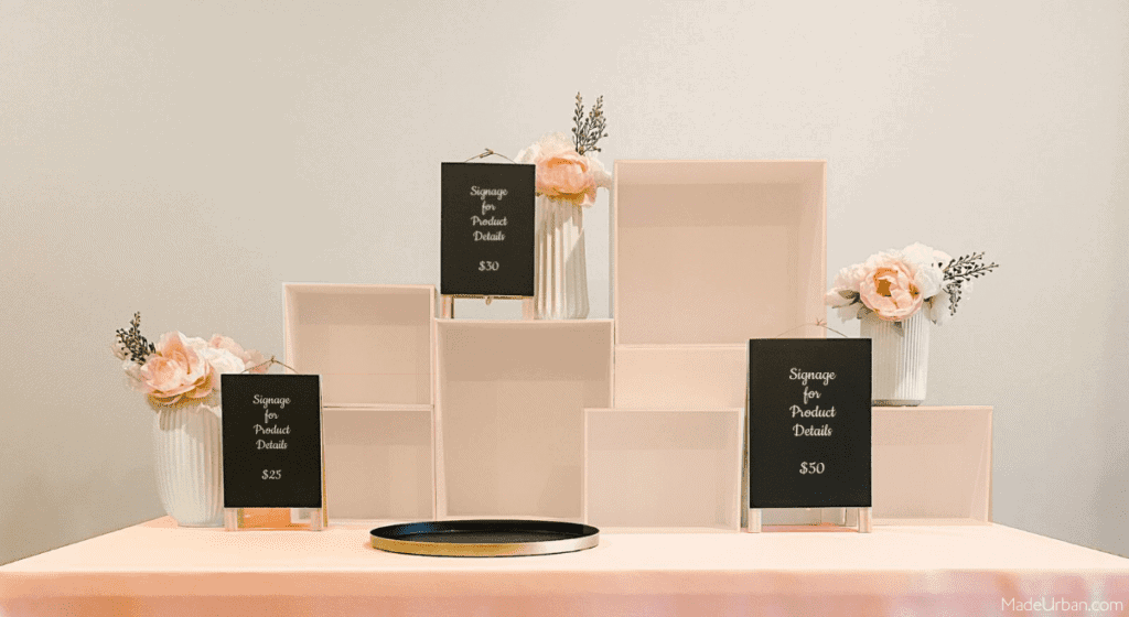 3 Quick & Easy Craft Show Display Tricks to Stand Out - Made Urban