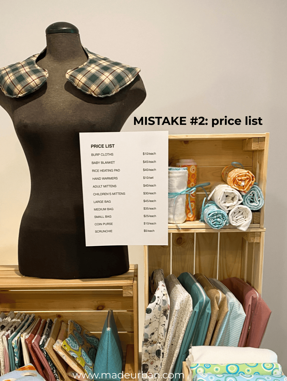 6 Simple Ways to Improve a Craft Show Display - Made Urban