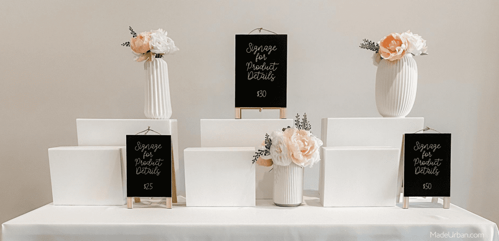 How To Use Repetition in a Craft Show Display - Made Urban