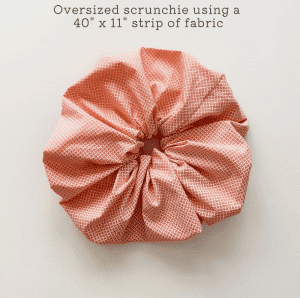 How To Make an Oversized Scrunchie to Sell - Made Urban