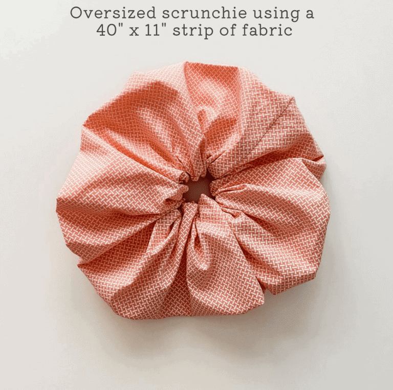 How To Make an Oversized Scrunchie to Sell - Made Urban