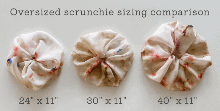 How To Make an Oversized Scrunchie to Sell - Made Urban