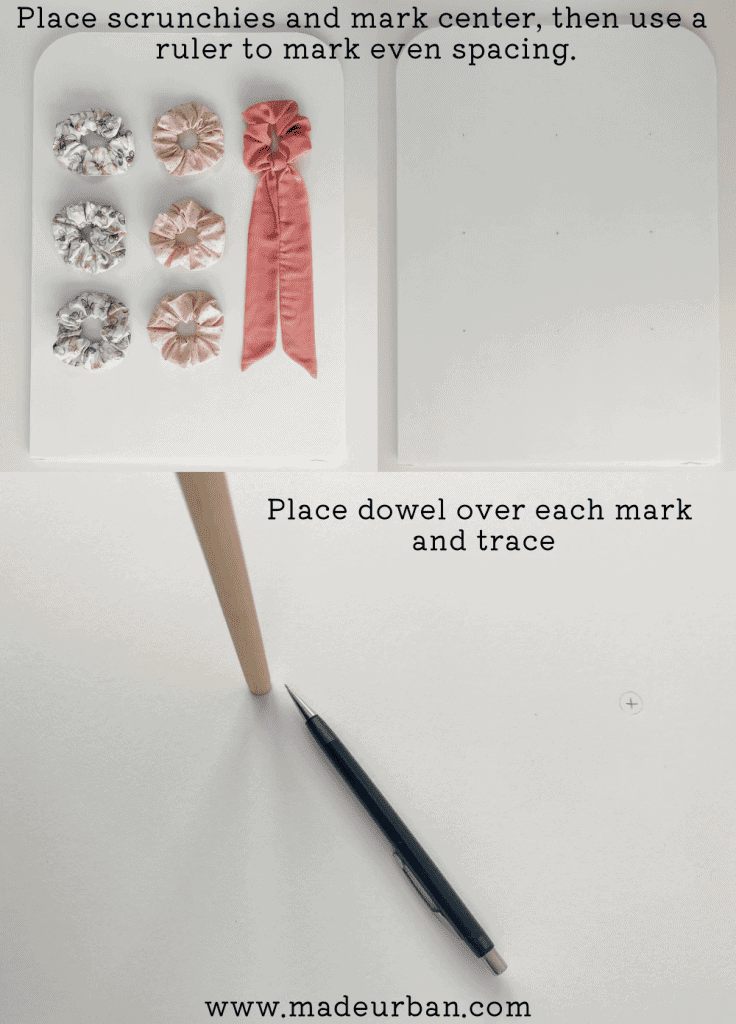 How To Make a Scrunchie Display Stand (for under $25) - Made Urban