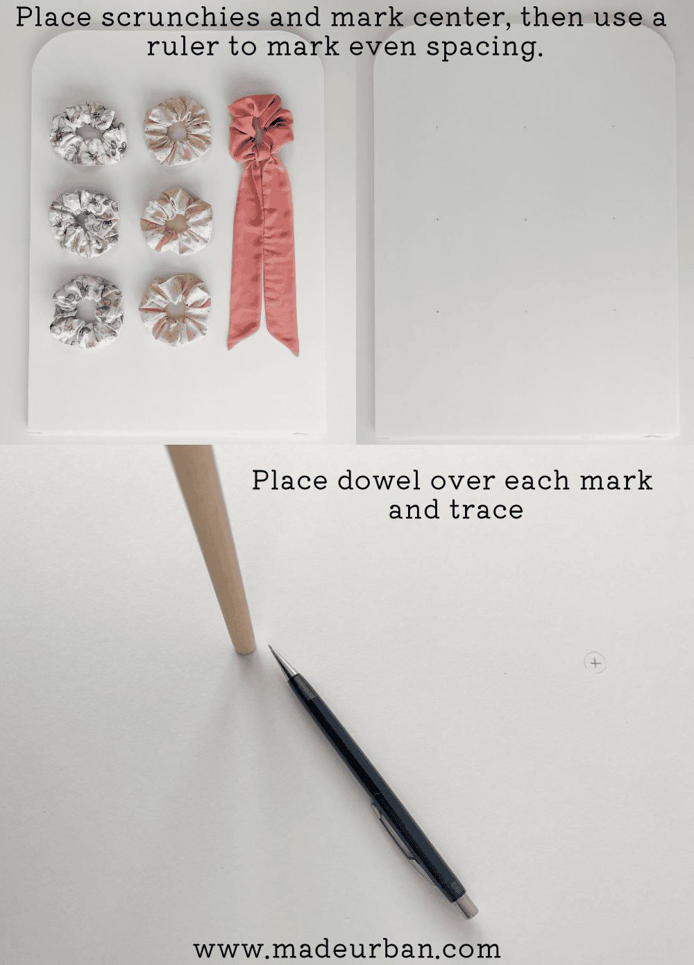 How To Make a Scrunchie Display Stand (for under $25) - Made Urban