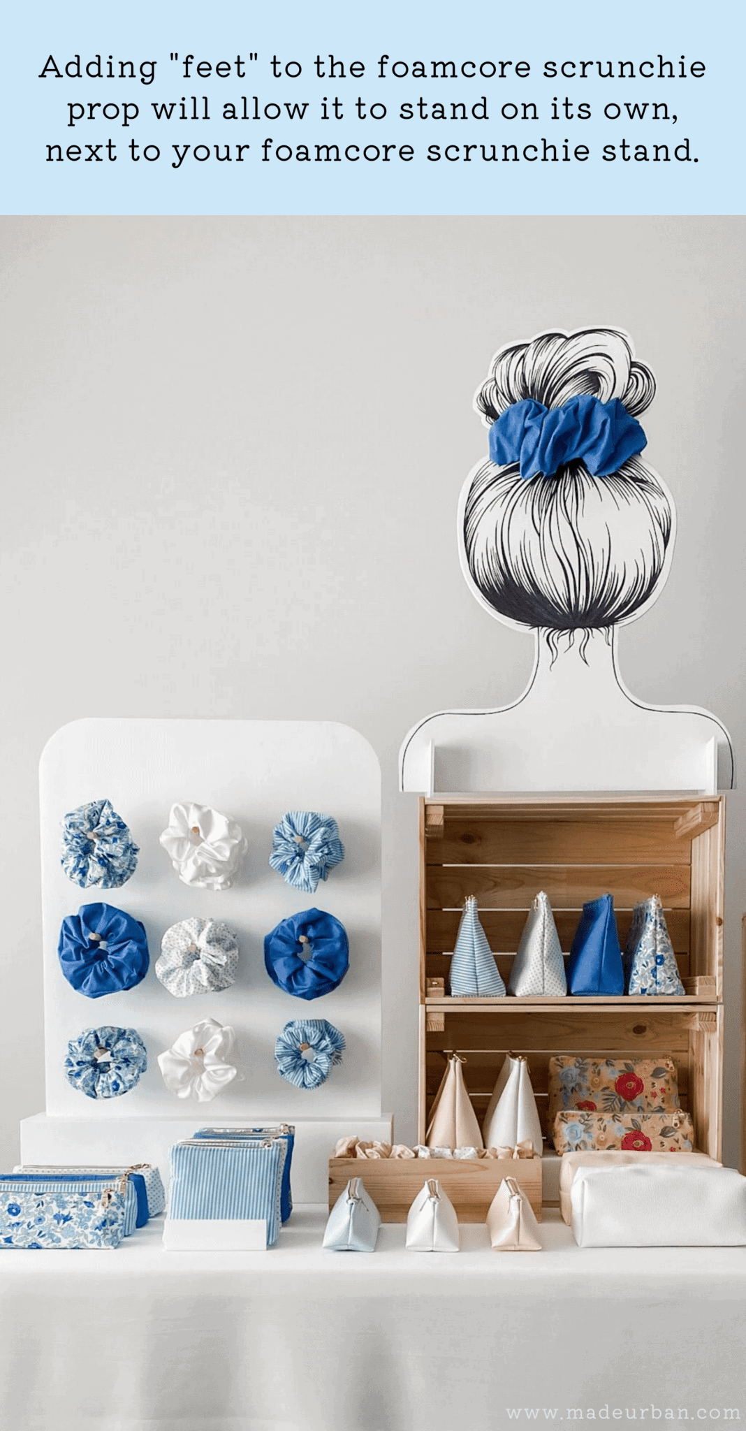 How To Make a Scrunchie Display Stand (for under $25) - Made Urban