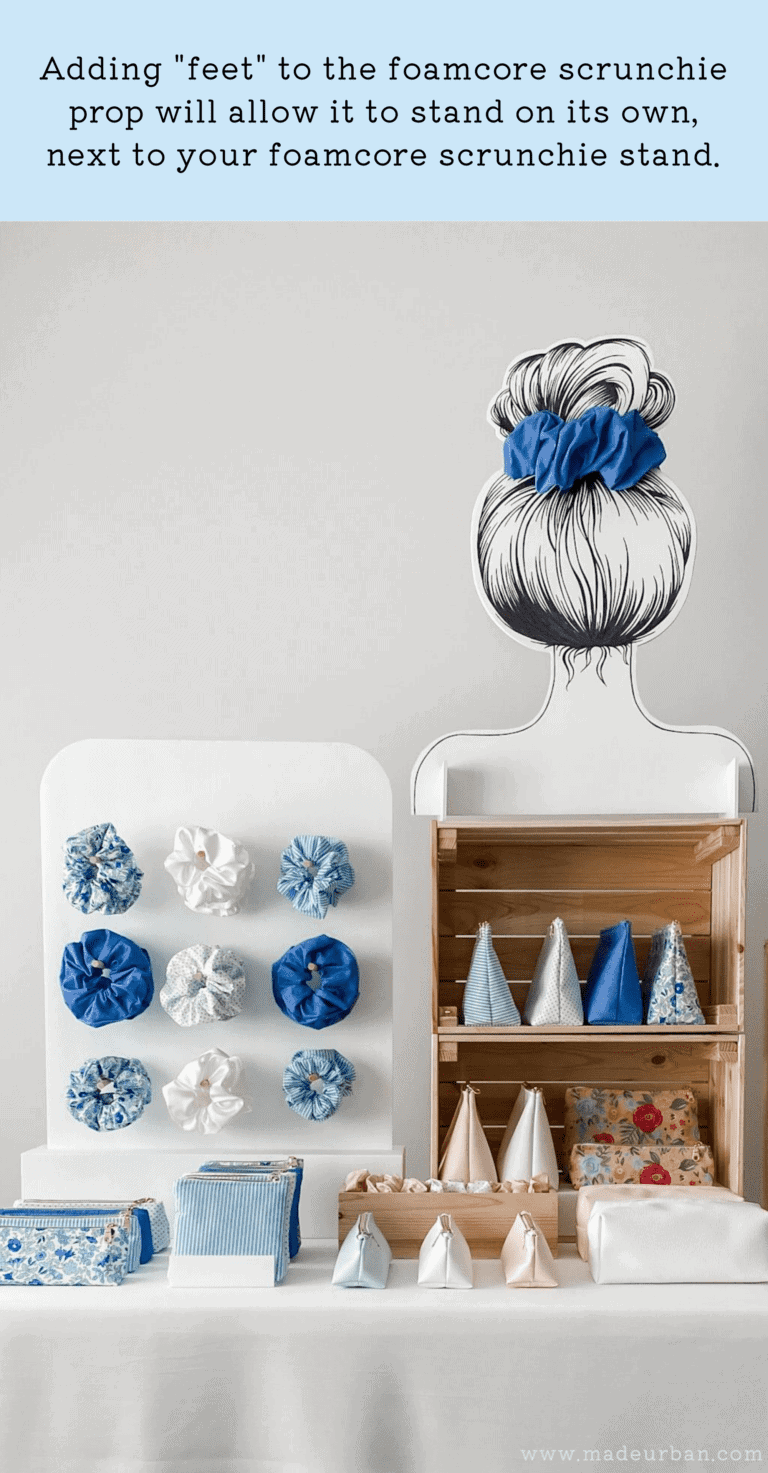 How To Make a Scrunchie Display Stand (for under $25) - Made Urban