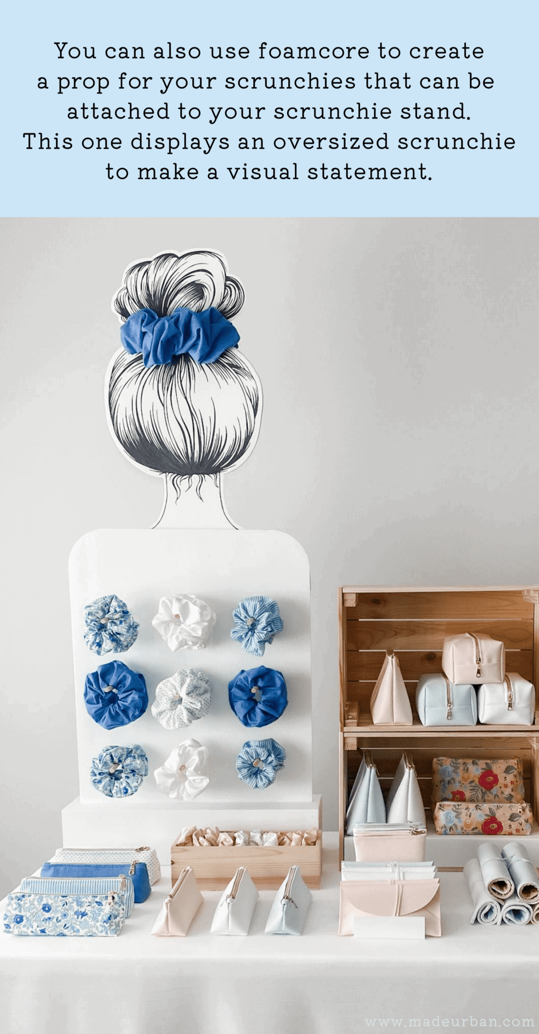 How To Make a Scrunchie Display Stand (for under $25) - Made Urban