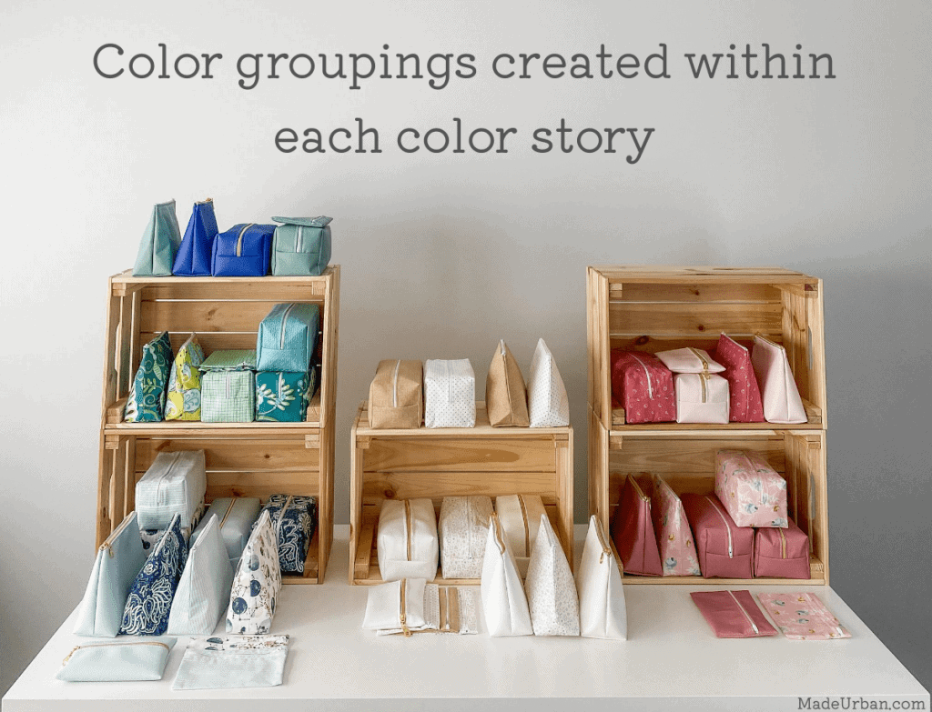 Craft Show Display 5-Minute Fix: Color Groupings - Made Urban