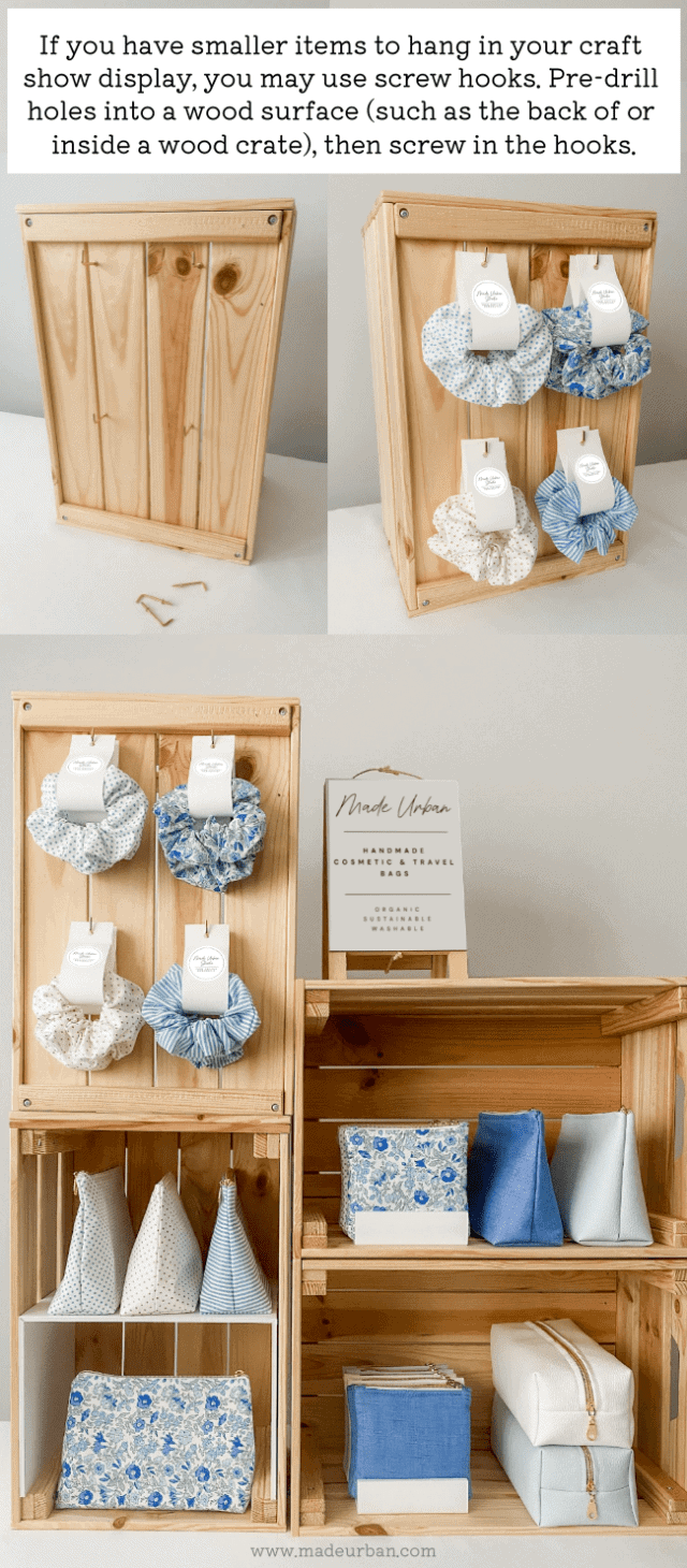 9 Ways to Add Hanging Space to a Craft Show Display - Made Urban
