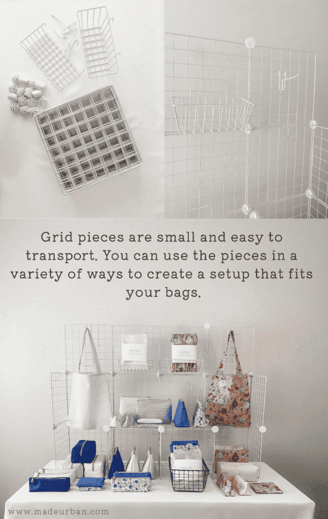 10 Ways to Display Tote Bags at a Craft Show - Made Urban