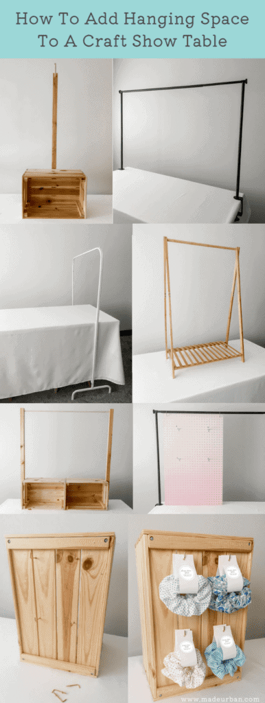 9 Ways to Add Hanging Space to a Craft Show Display - Made Urban