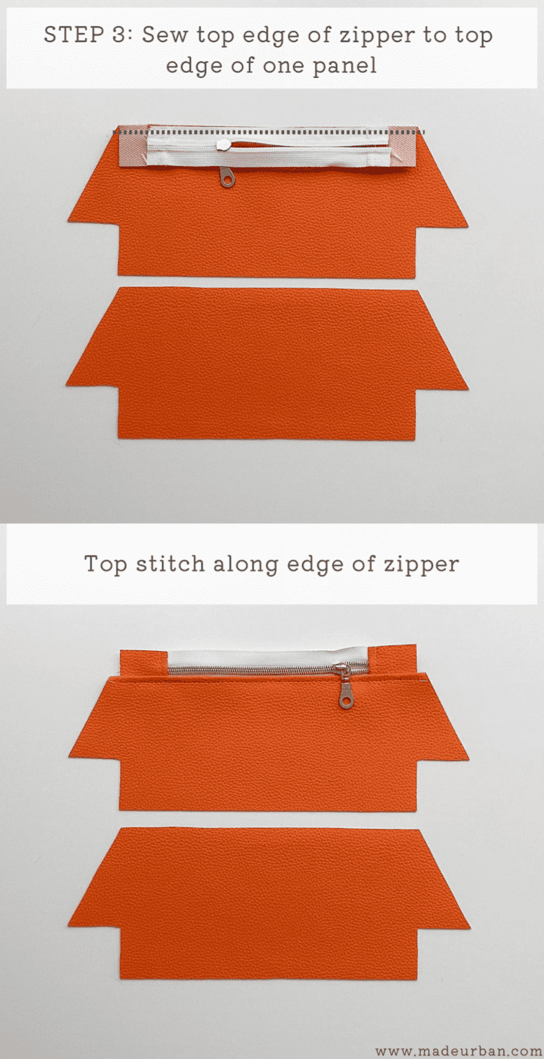 10 Minute Triangle Pencil Case DIY (no lining required) - Made Urban