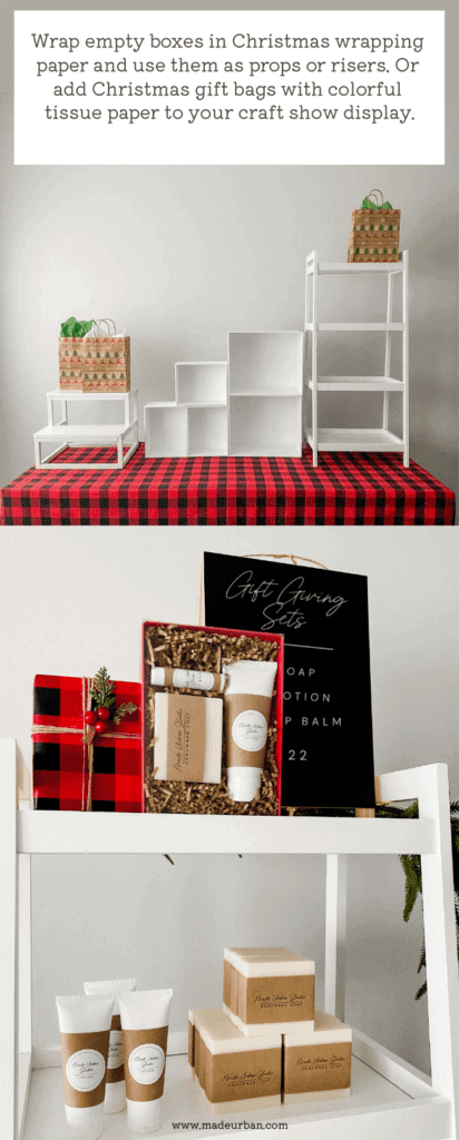 10 Ideas to Decorate your Craft Show Booth for Christmas - Made Urban