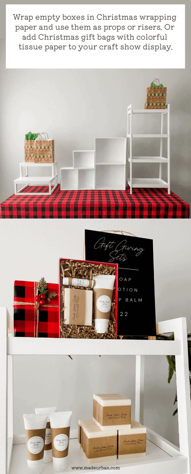 10 Ideas to Decorate your Craft Show Booth for Christmas - Made Urban