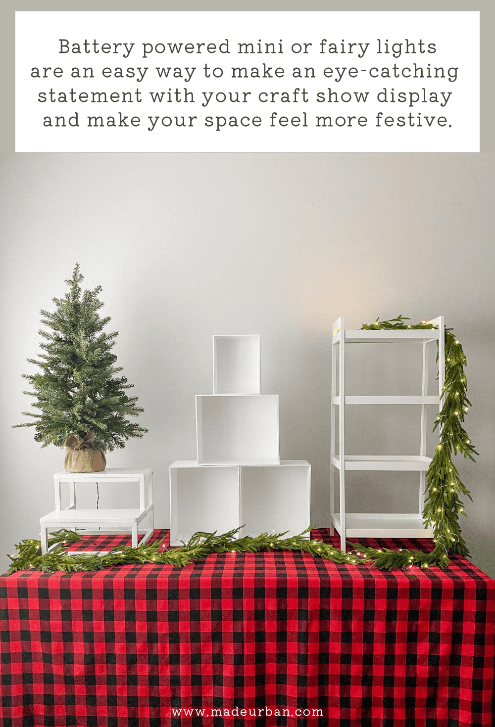 10 Ideas to Decorate your Craft Show Booth for Christmas - Made Urban