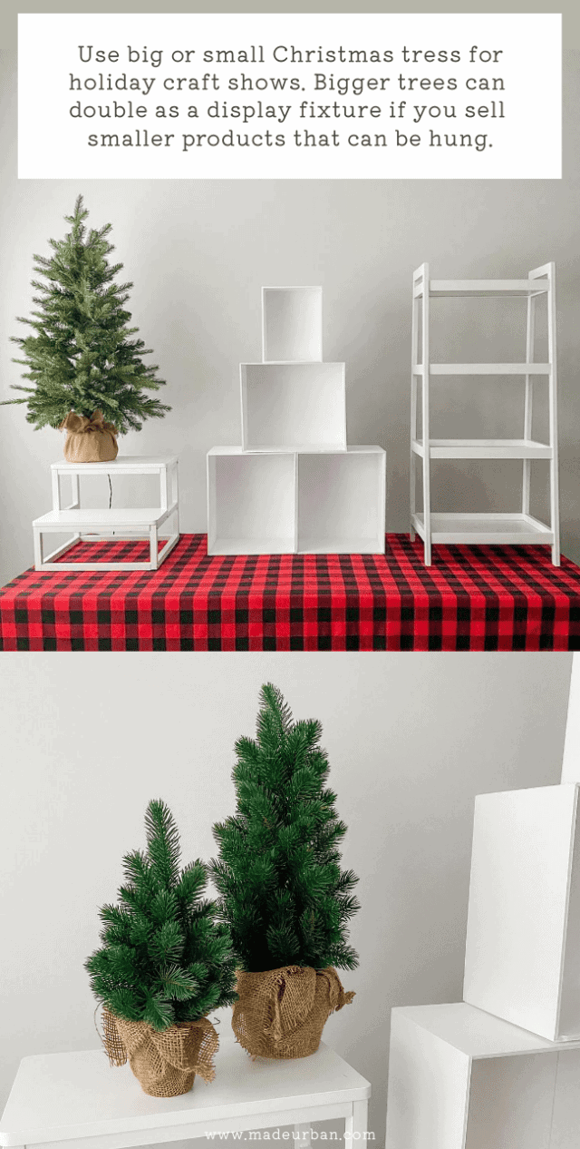 10 Ideas to Decorate your Craft Show Booth for Christmas - Made Urban
