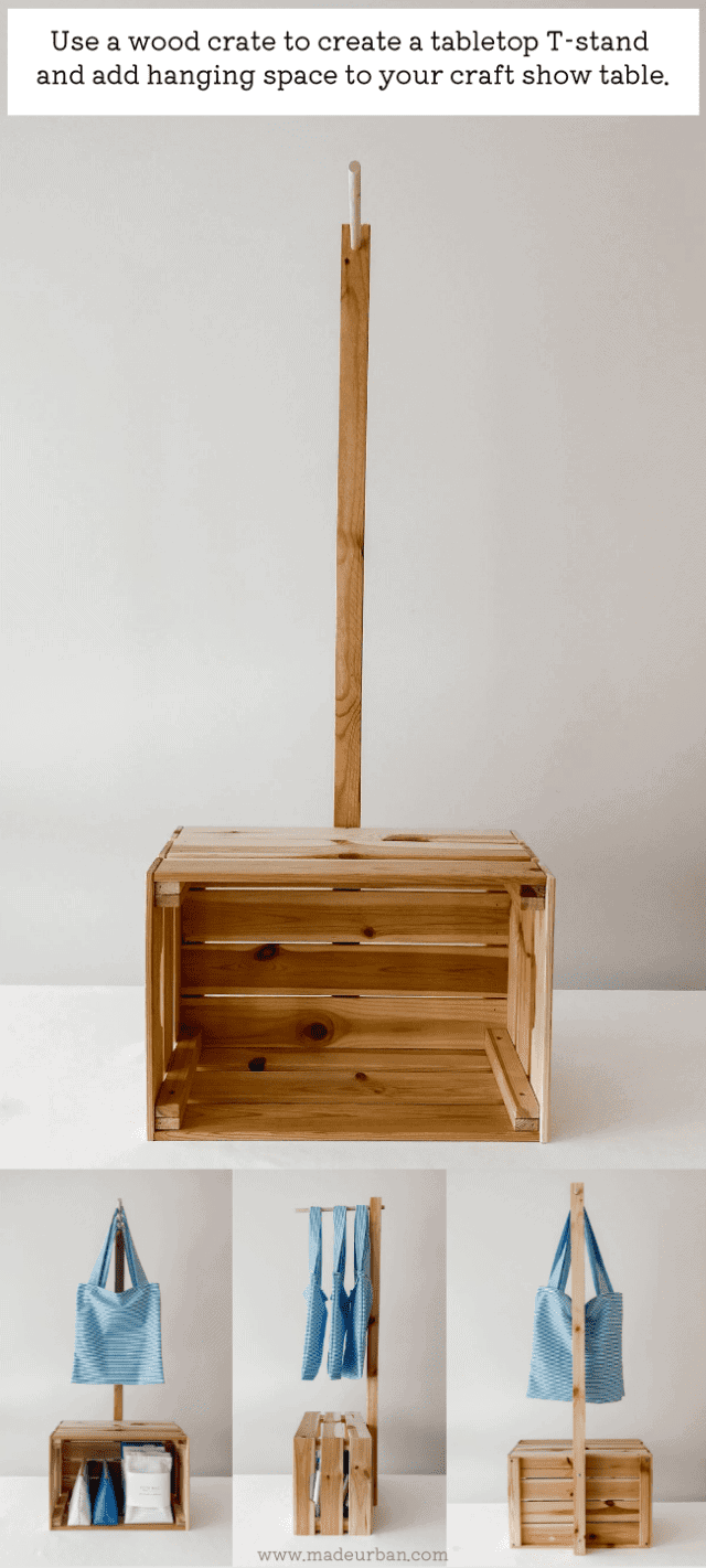 Craft Show Display Ideas Using Crates - Made Urban