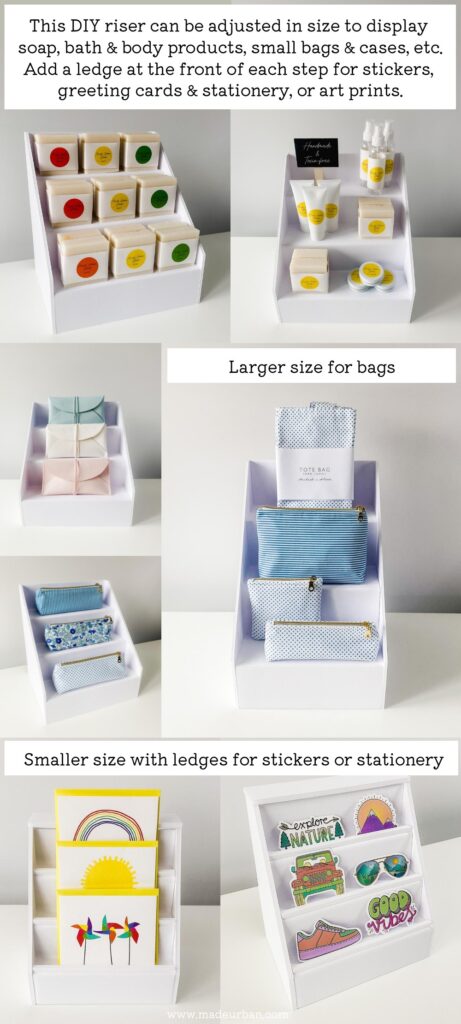 How I Made a Craft Show Display Riser (for under $10) - Made Urban