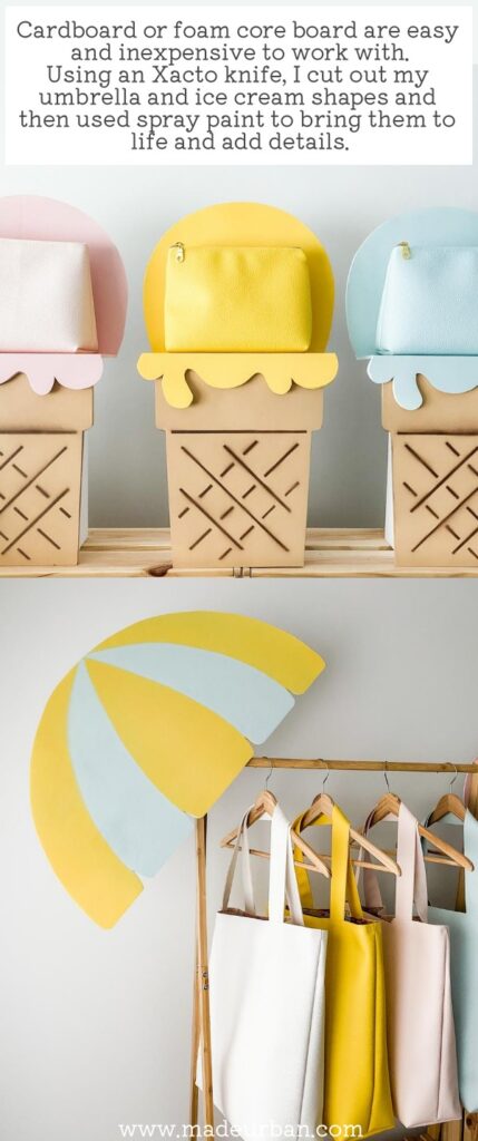 Summer Craft Show Display Idea: Ice Cream Cart - Made Urban