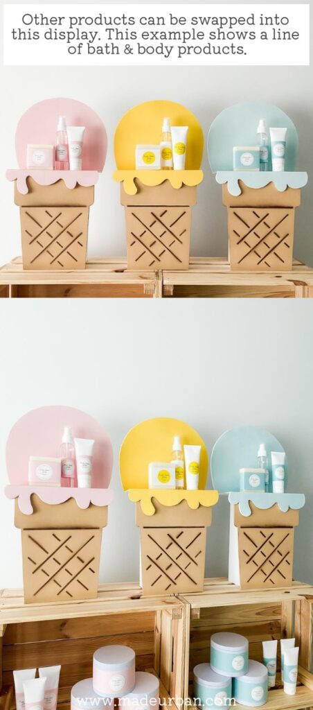 Summer Craft Show Display Idea: Ice Cream Cart - Made Urban